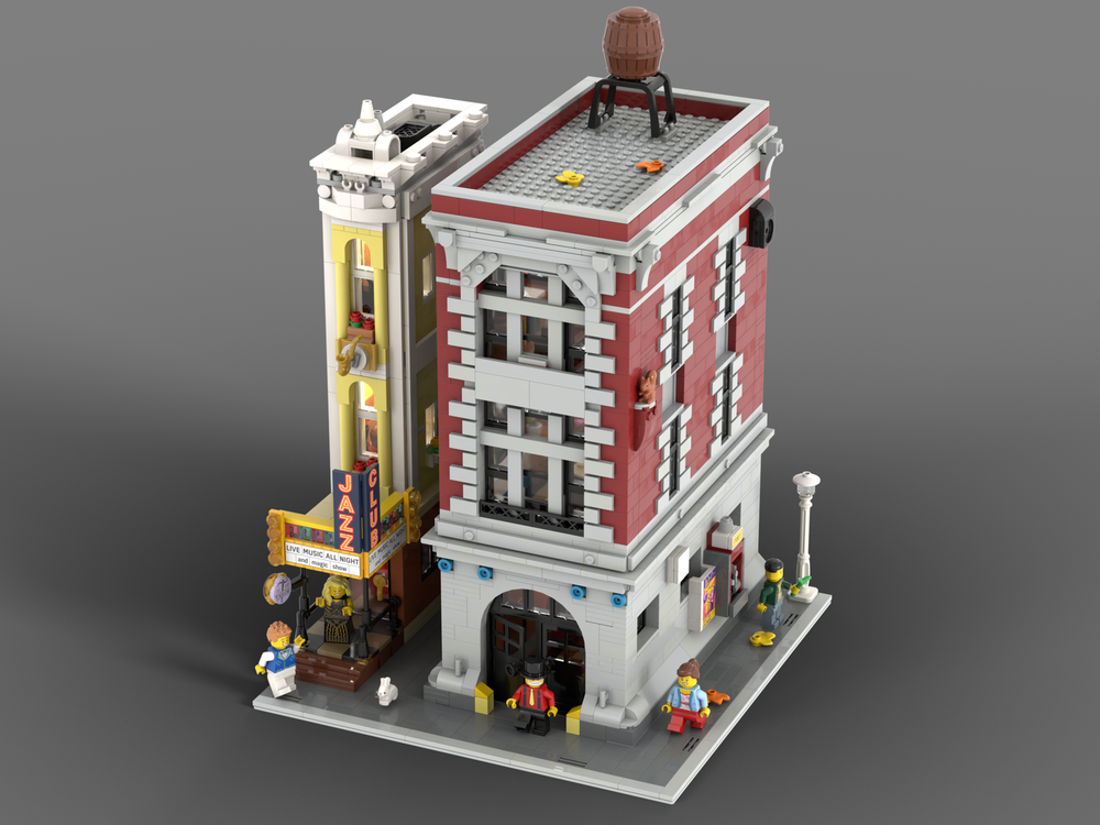 LEGO MOC-219534 Workshop with Water Tank- HQ Style - 10312 Modification ...
