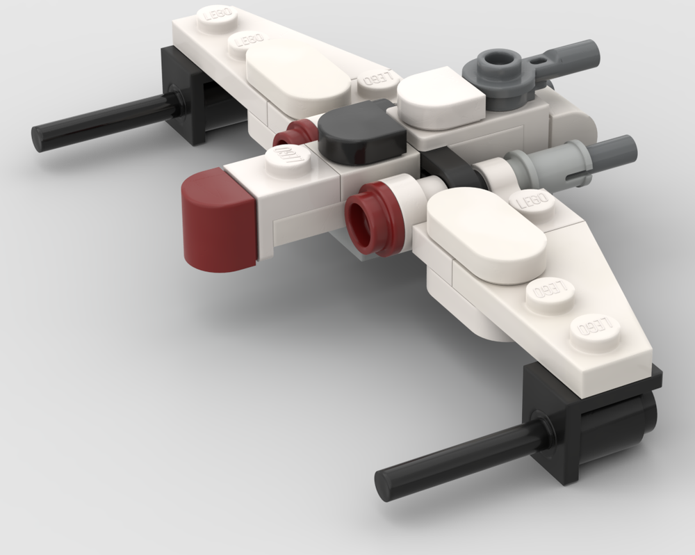 LEGO MOC Nano Scale ARC-170 by DigitalSock | Rebrickable - Build with LEGO