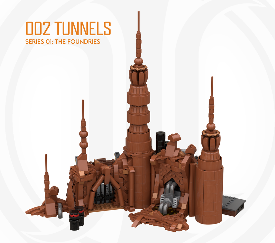 LEGO MOC 002 TUNNELS by Project13Bricks | Rebrickable - Build with LEGO