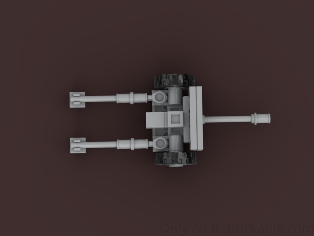 LEGO MOC WW2 American AT Gun by CORE_lock24 | Rebrickable - Build with LEGO