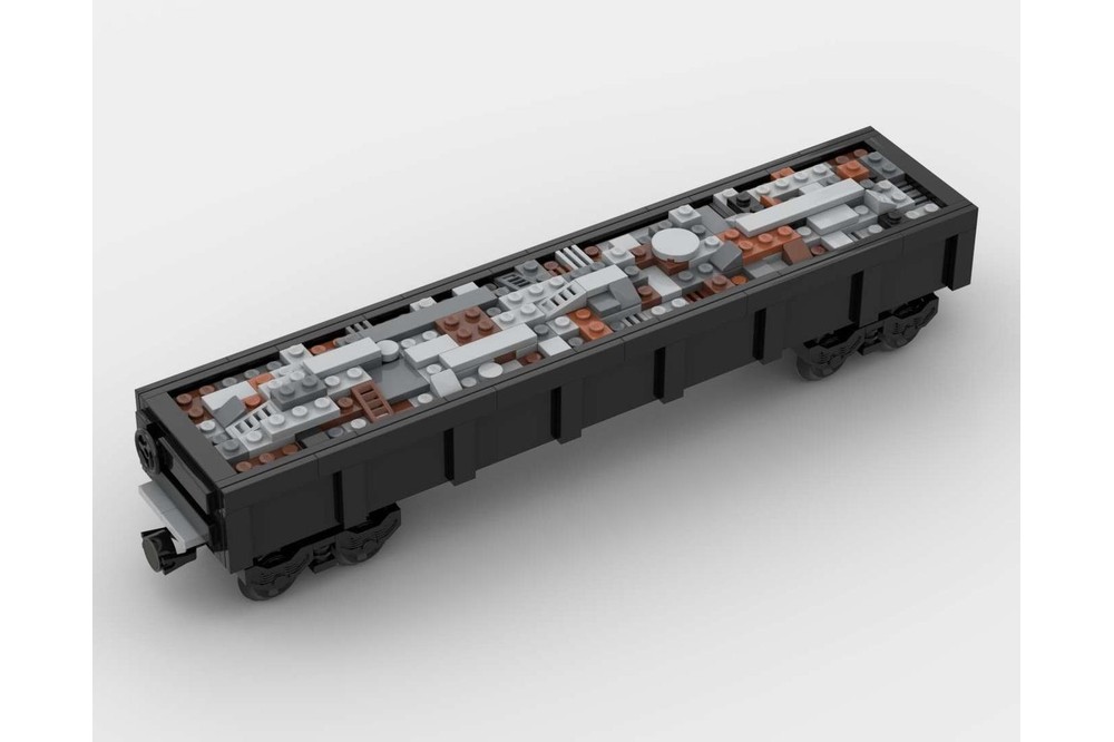 LEGO MOC Scrap Metal Load for 52ft Mill Gondola by E-05 | Rebrickable ...