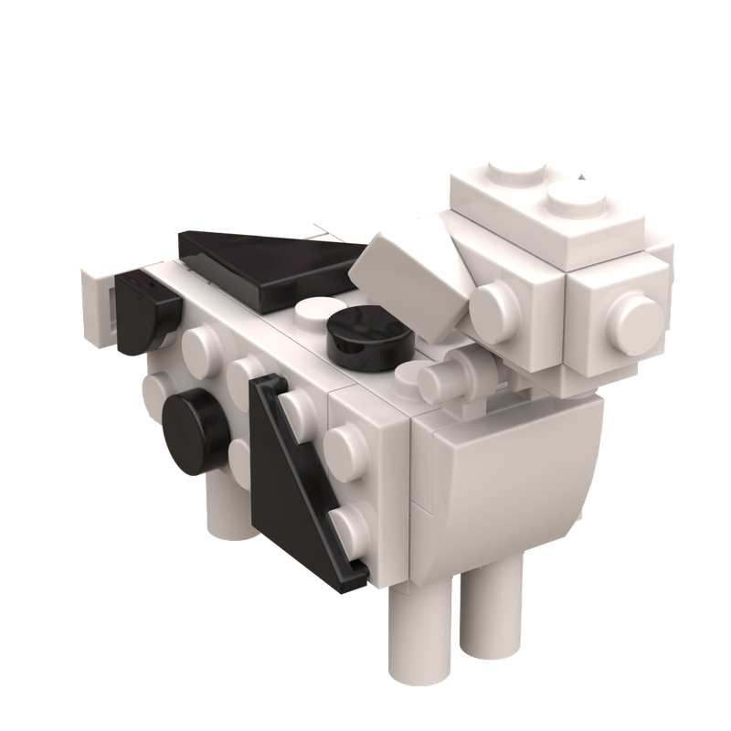 LEGO MOC Cow by pinplateclip | Rebrickable - Build with LEGO