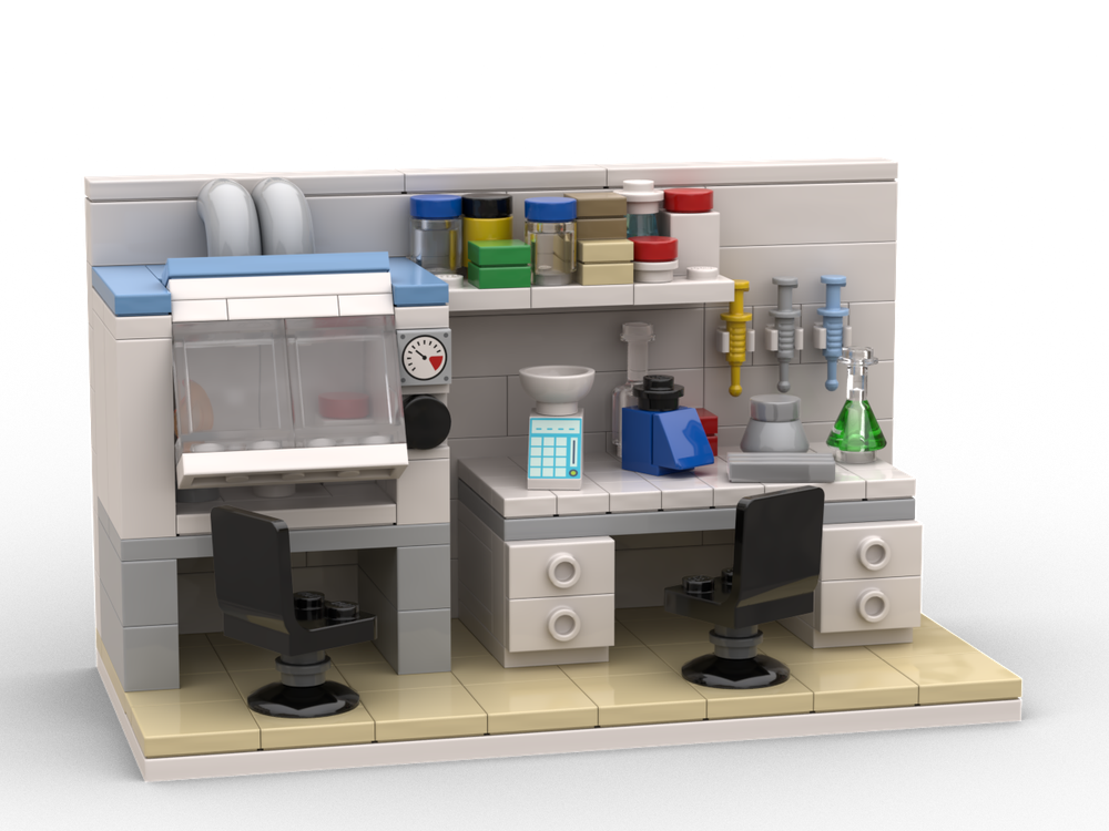 LEGO MOC Chemistry Laboratory by Alquimia | Rebrickable - Build with LEGO