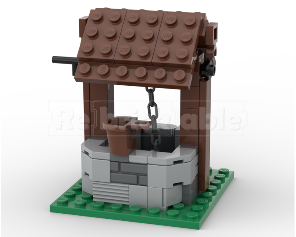 LEGO MOC Medieval well by King Arthur | Rebrickable - Build with LEGO