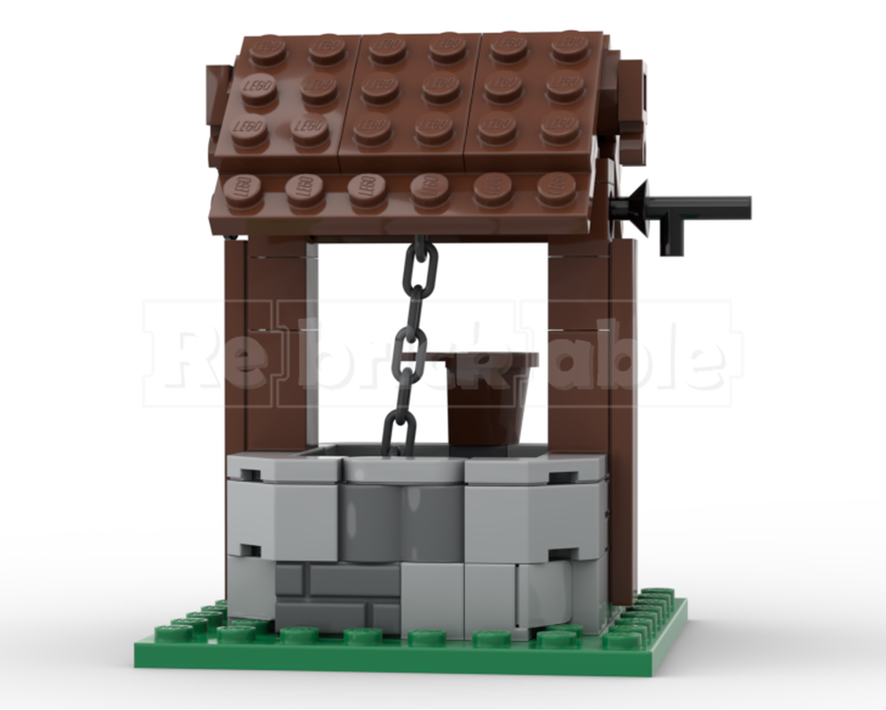 LEGO MOC Medieval well by King Arthur | Rebrickable - Build with LEGO