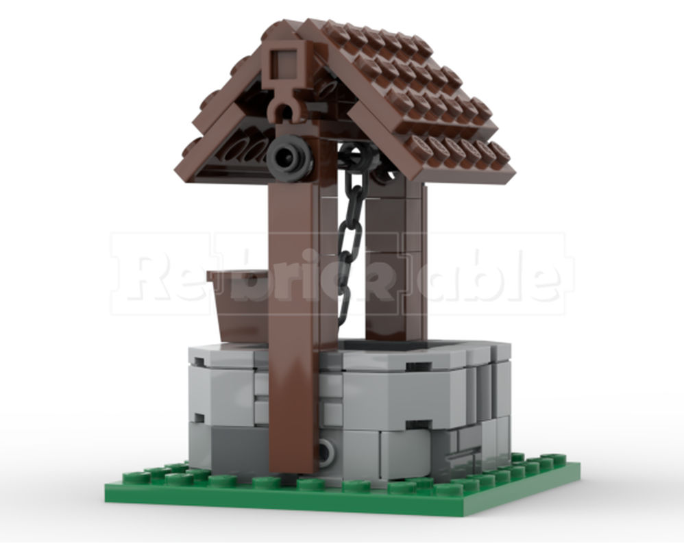 LEGO MOC-219607 Medieval well by King Arthur | Rebrickable - Build with ...
