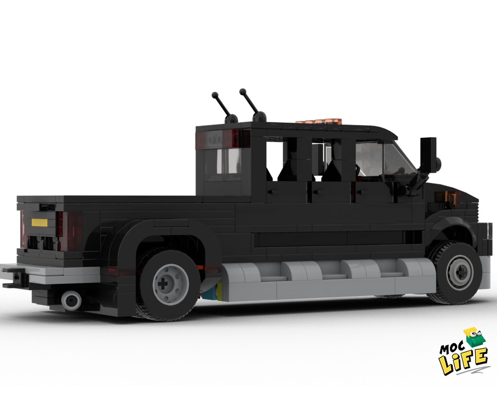 LEGO MOC Chevrolet Kodiak C4500 6 doors cab custom dually by MocLife ...