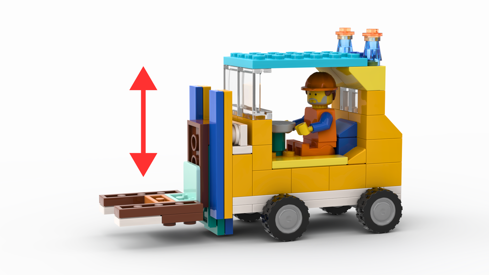 LEGO MOC 11038 Forklift by Lenarex | Rebrickable - Build with LEGO