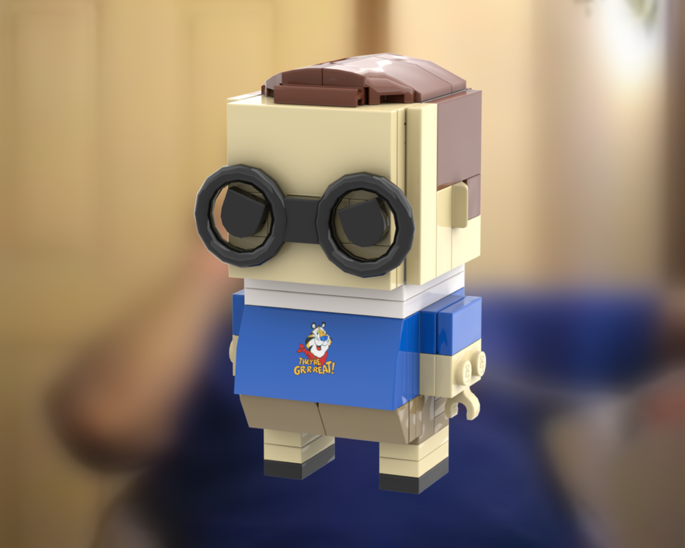 LEGO MOC Tourettes Guy Brickheadz by StudWorks | Rebrickable - Build ...