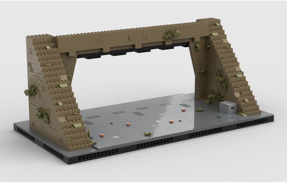 LEGO MOC Yavin 4 Hangar Gate by mmskywalker | Rebrickable - Build with LEGO