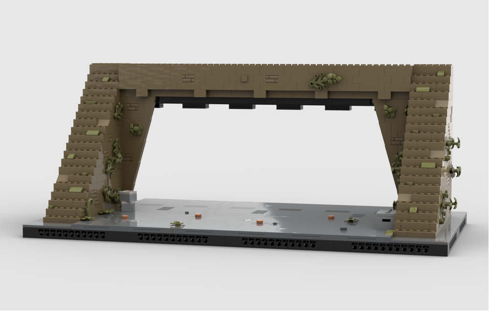 LEGO MOC Yavin 4 Hangar Gate by mmskywalker | Rebrickable - Build with LEGO