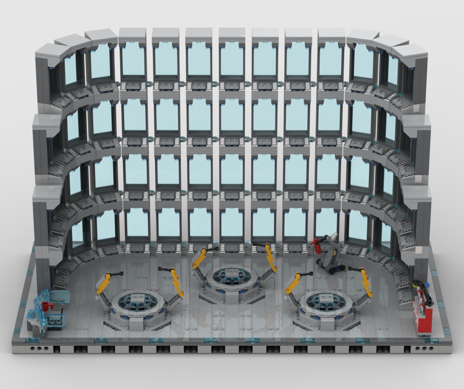 LEGO MOC Iron Man Hall of Armor by Wesley1994 | Rebrickable - Build ...