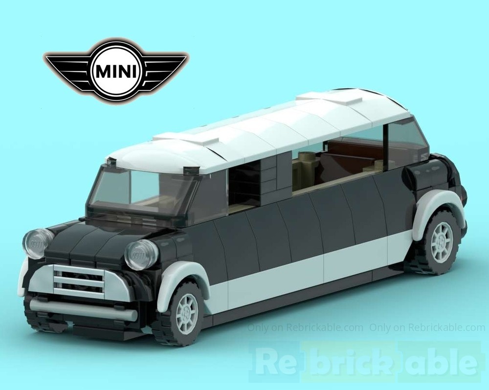 LEGO MOC Mini Cooper Limousine Black & White V.1 Open by MarkMOC71 ...