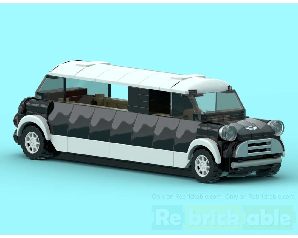 LEGO MOC Mini Cooper Limousine Black & White V.1 Open by MarkMOC71 ...