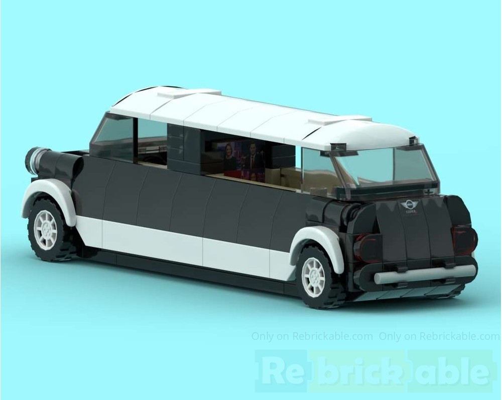 LEGO MOC Mini Cooper Limousine Black & White V.1 Open by MarkMOC71 ...