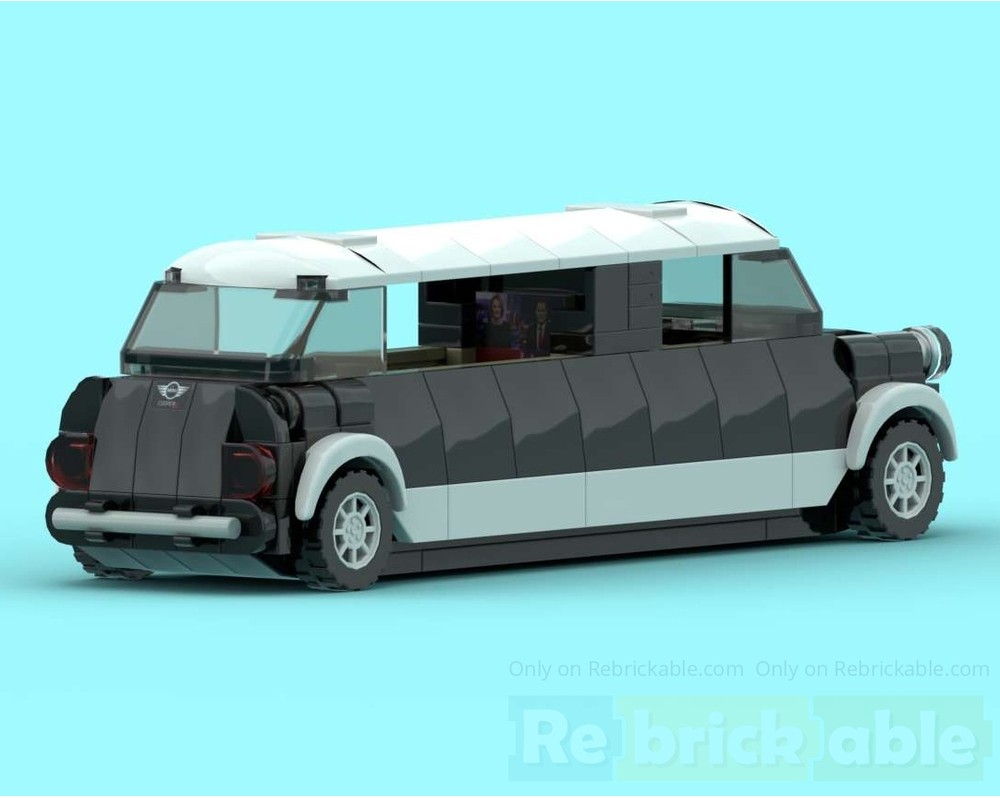 LEGO MOC Mini Cooper Limousine Black & White V.1 Open by MarkMOC71 ...