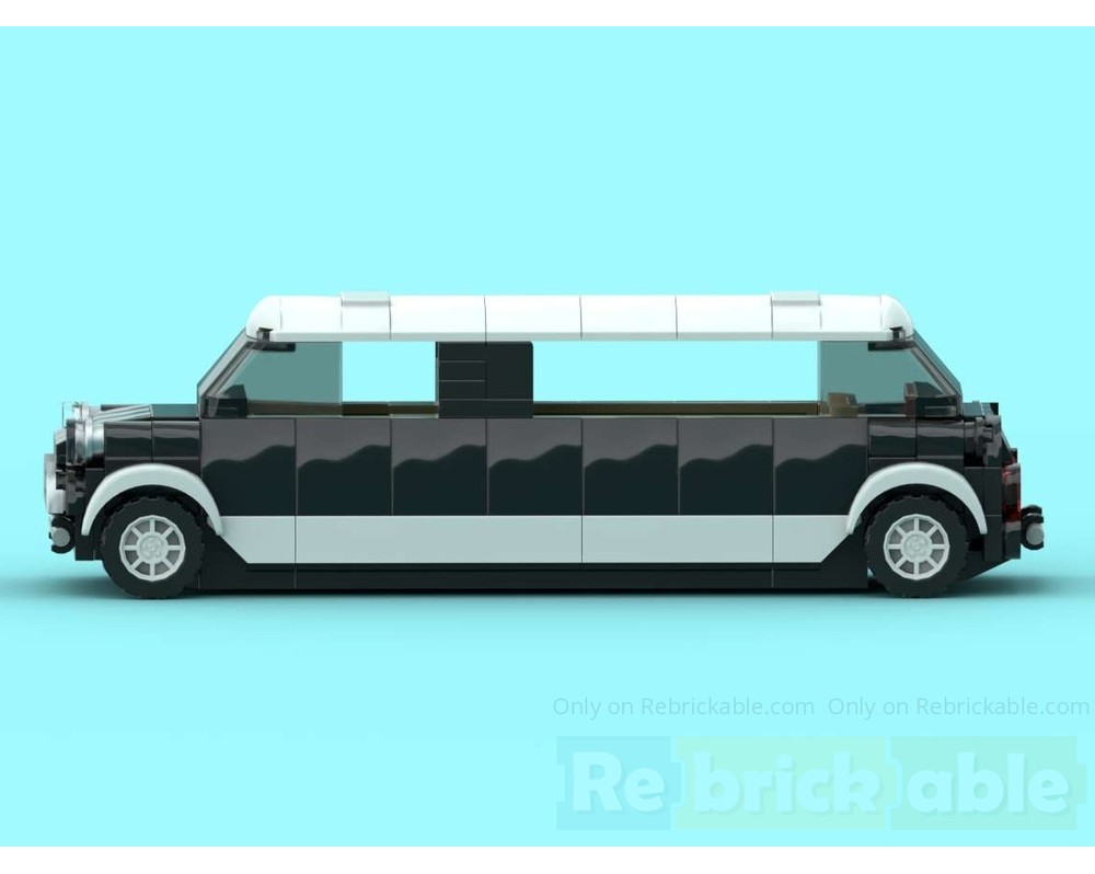 LEGO MOC Mini Cooper Limousine Black & White V.1 Open by MarkMOC71 ...