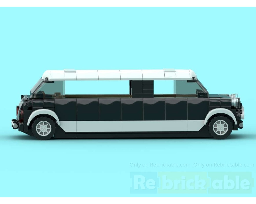 LEGO MOC Mini Cooper Limousine Black & White V.1 Open by MarkMOC71 ...