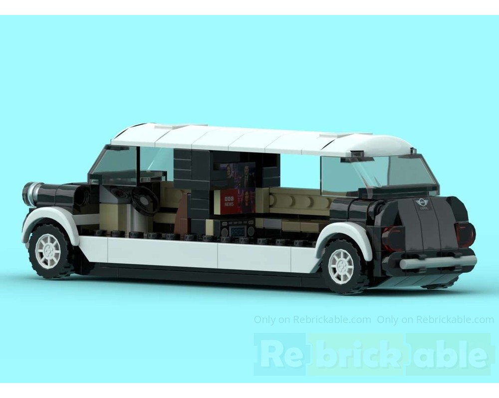 LEGO MOC Mini Cooper Limousine Black & White V.1 Open by MarkMOC71 ...