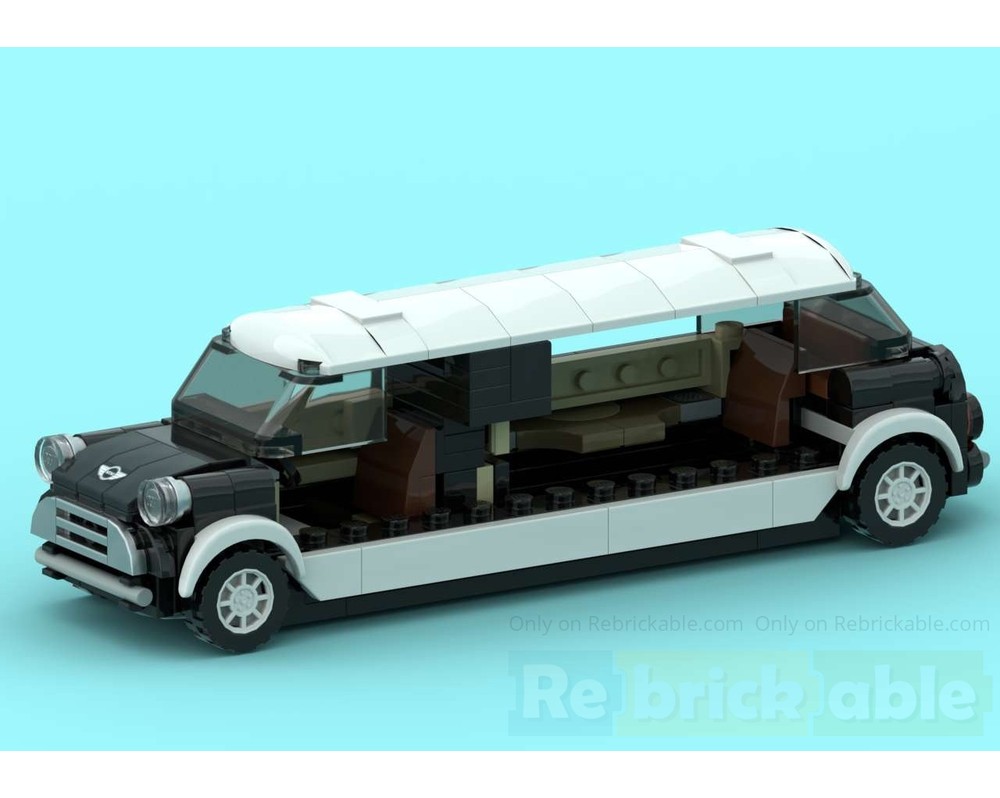 LEGO MOC Mini Cooper Limousine Black & White V.1 Open by MarkMOC71 ...