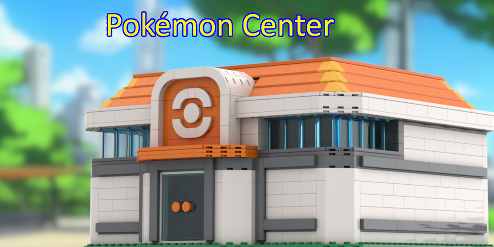 LEGO MOC Poké Center by NYYLE | Rebrickable - Build with LEGO