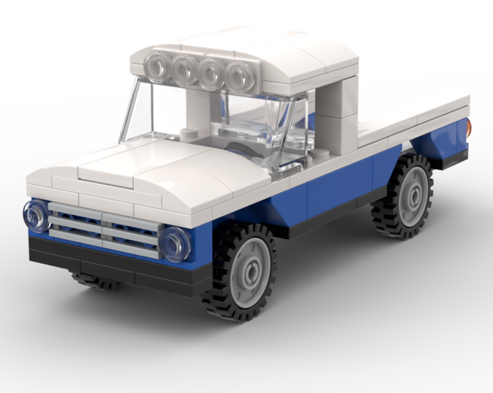 LEGO MOC 1972 Ford F-250 by ORBcreations | Rebrickable - Build with LEGO