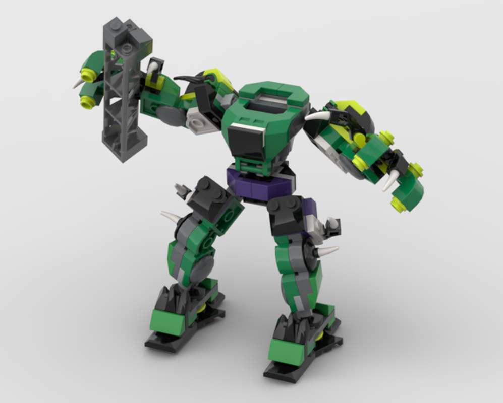 LEGO MOC Venomised Hulk by GandaLEGO | Rebrickable - Build with LEGO