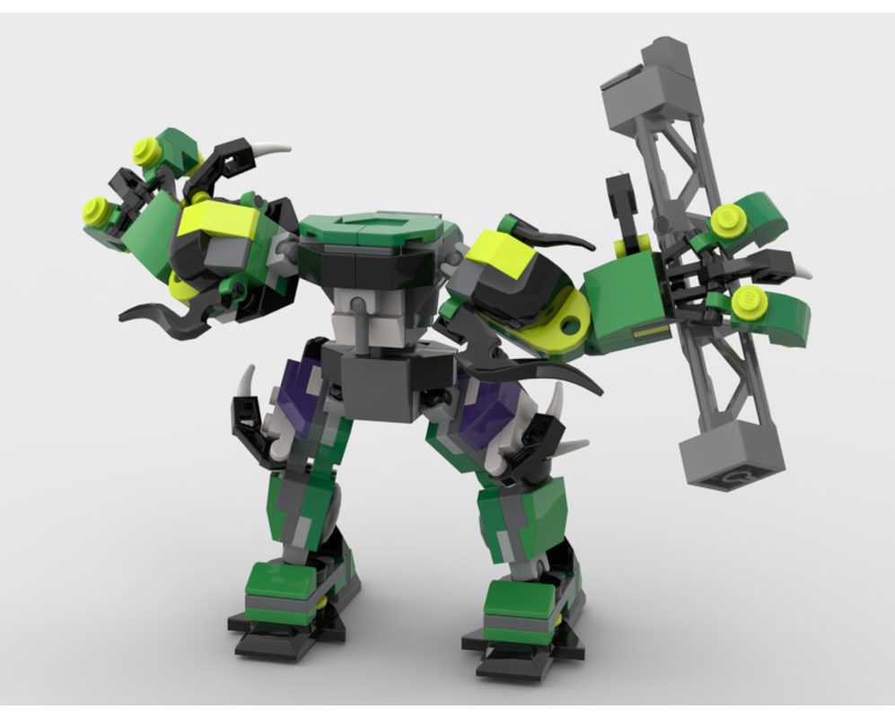 LEGO MOC Venomised Hulk by GandaLEGO | Rebrickable - Build with LEGO