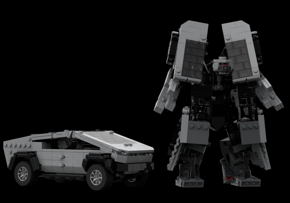 LEGO MOC-219684 Discharge Cybertruck Transformer (Abandoned Project) by ...