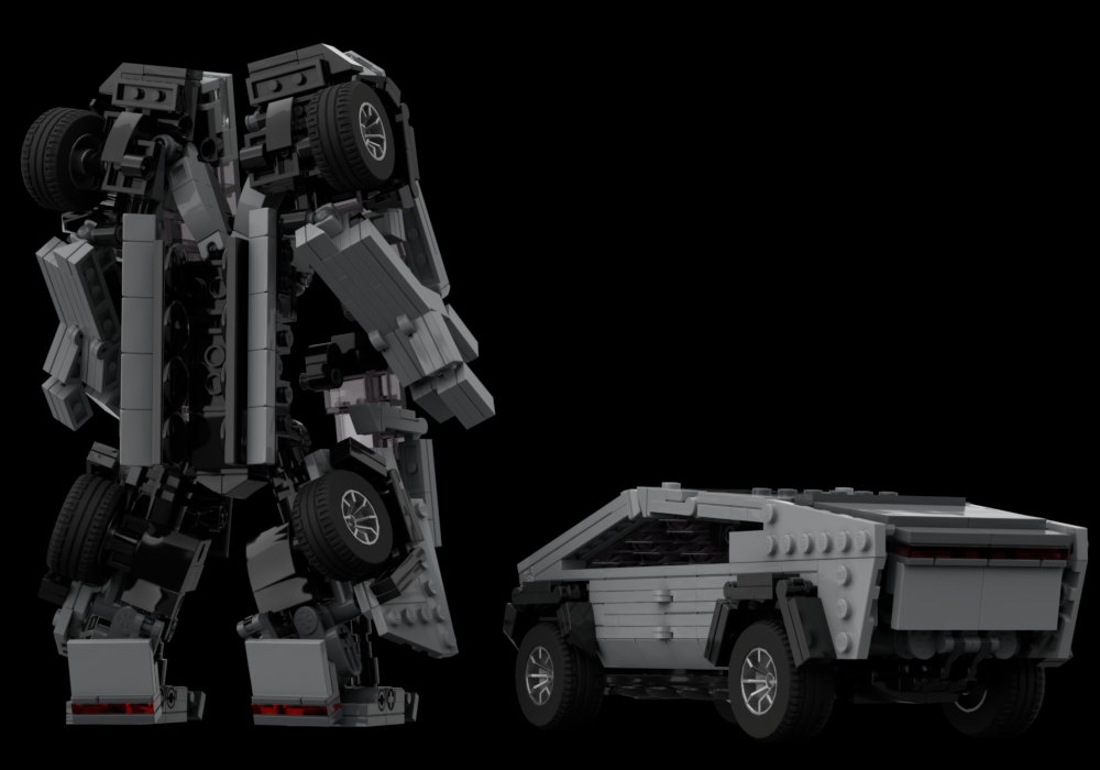 LEGO MOC-219684 Discharge Cybertruck Transformer (Abandoned Project) by ...