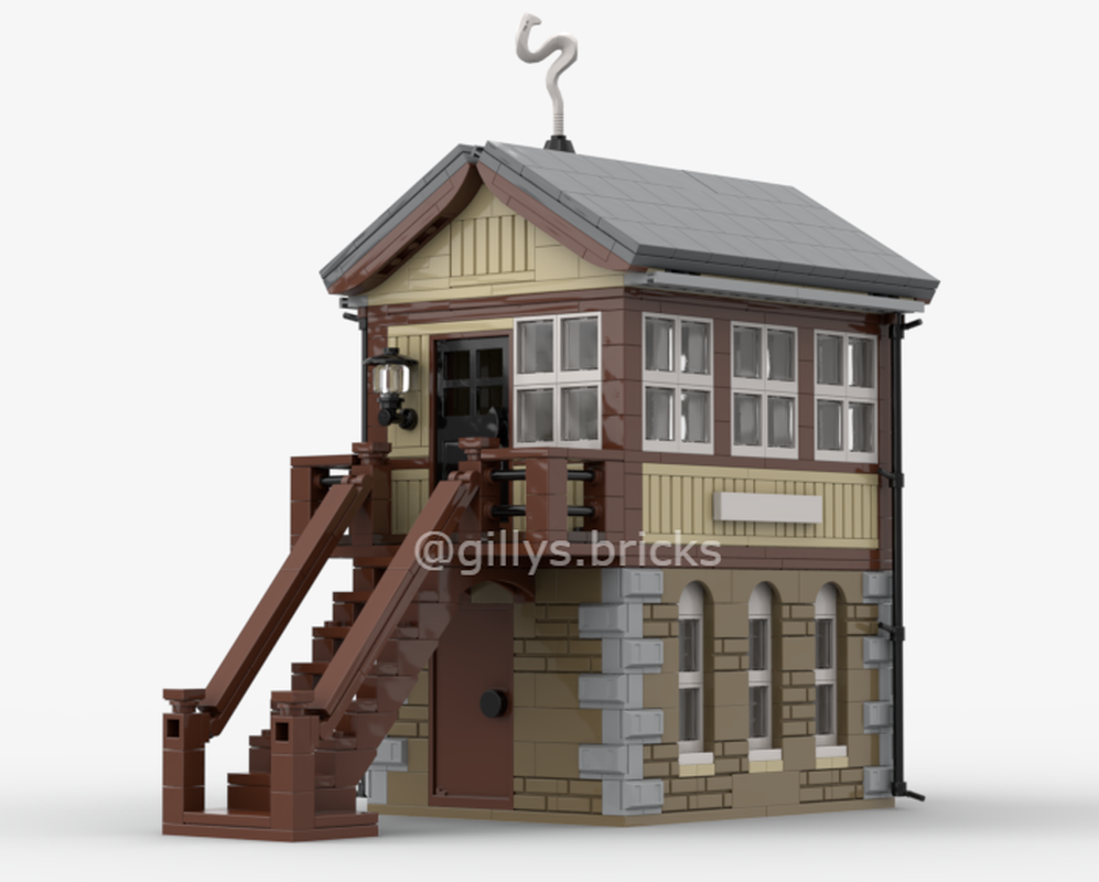 LEGO MOC GWR Signal Box (No Interior) by gillys.bricks | Rebrickable ...