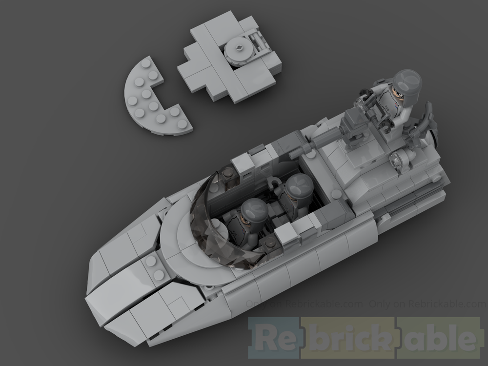 LEGO MOC Imperial/Rebel Repulsor Scout by ThrawnsRevenge | Rebrickable ...