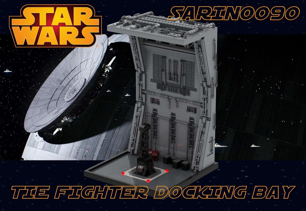 LEGO MOC SW - TIE Docking Bay by Sarinoo90 | Rebrickable - Build with LEGO