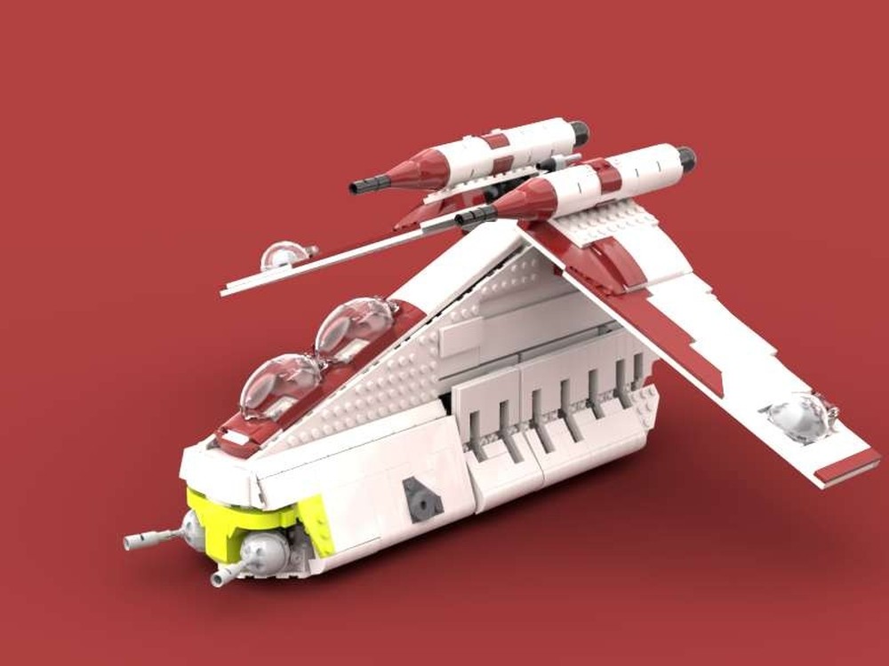 LEGO MOC Laat Republic Gunship by hyperbricks | Rebrickable - Build ...