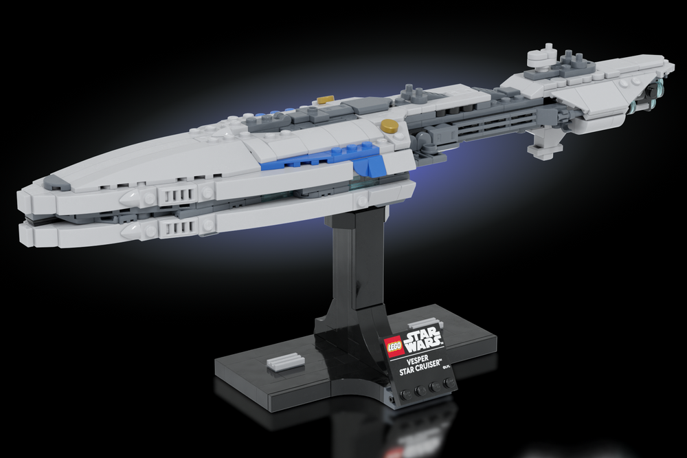 LEGO MOC Vesper Star Cruiser by Lilium Brick Yards | Rebrickable ...