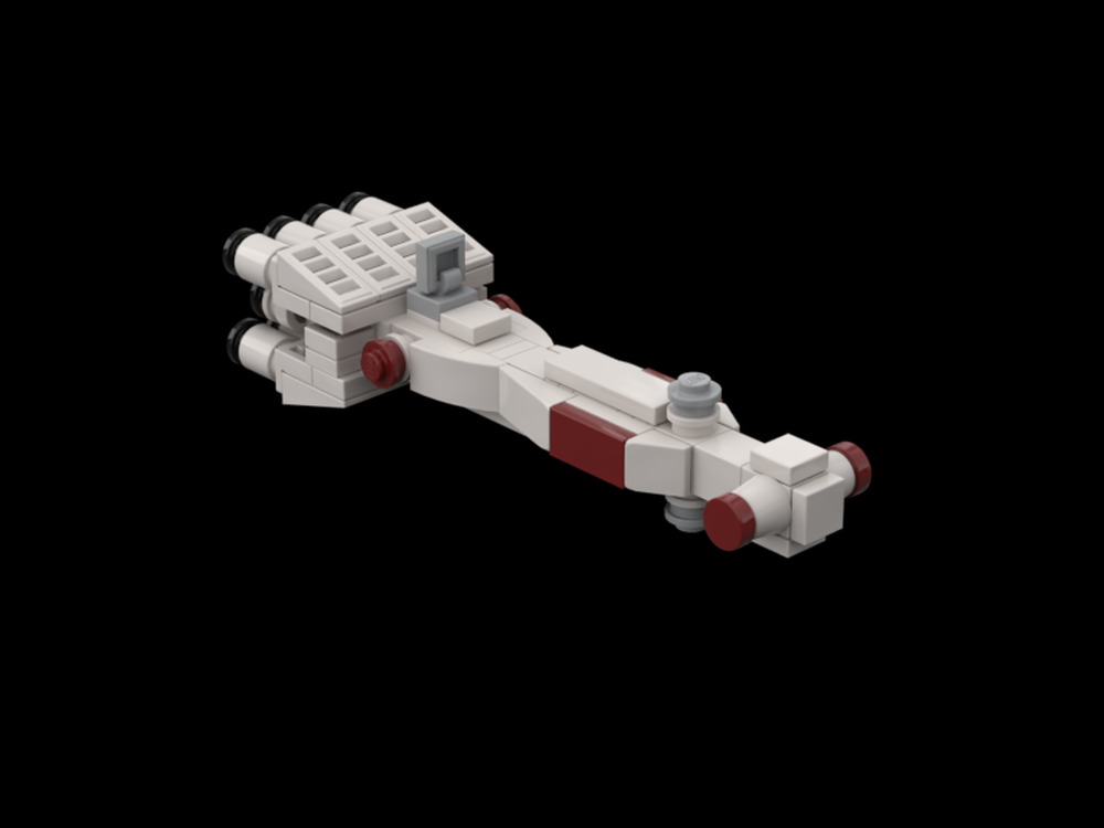 LEGO MOC CR-90 Corvette Blockade Runner by Ali.Lego | Rebrickable ...
