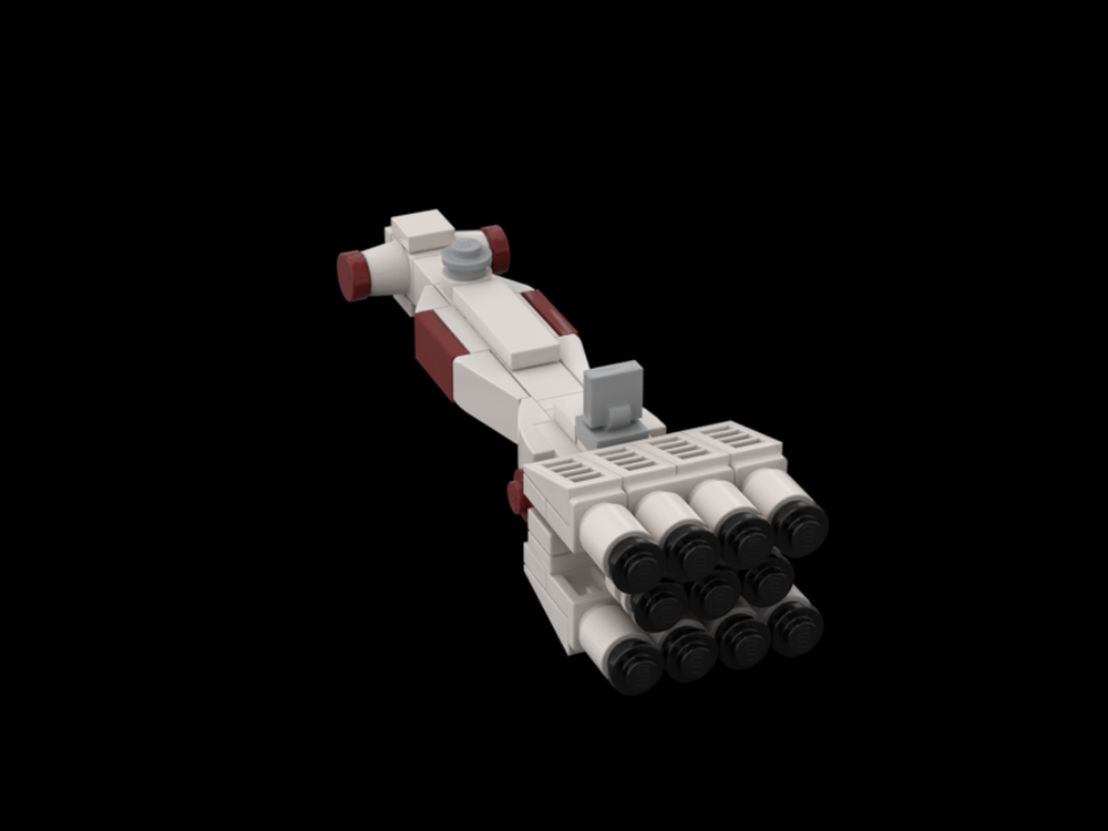 LEGO MOC CR-90 Corvette Blockade Runner by Ali.Lego | Rebrickable ...