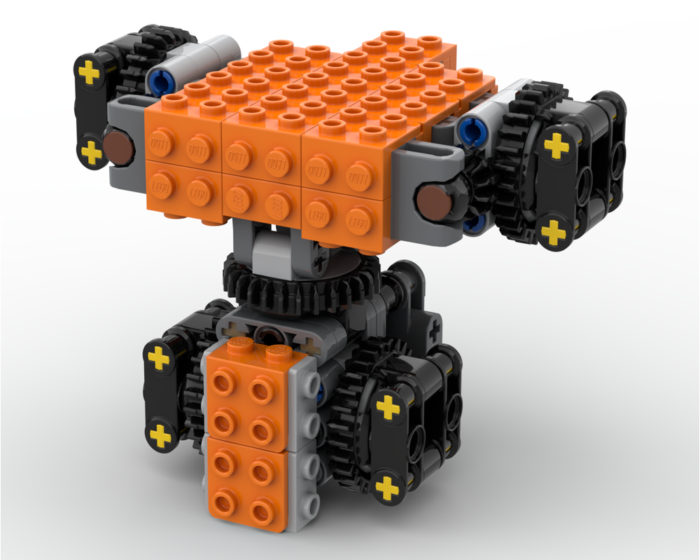 LEGO MOC Turntable Mech Torso Concept by SparrowLegs | Rebrickable ...