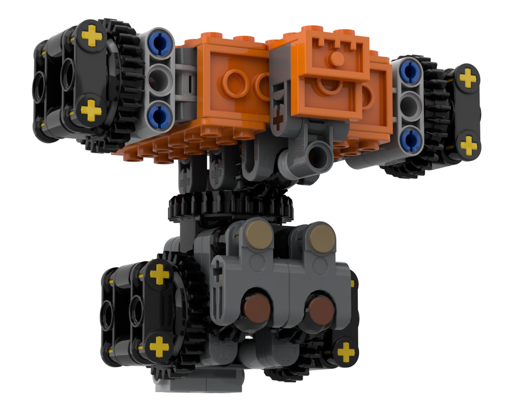 LEGO MOC Turntable Mech Torso Concept by SparrowLegs | Rebrickable ...