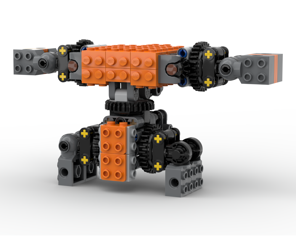 LEGO MOC Turntable Mech Torso Concept by SparrowLegs | Rebrickable ...