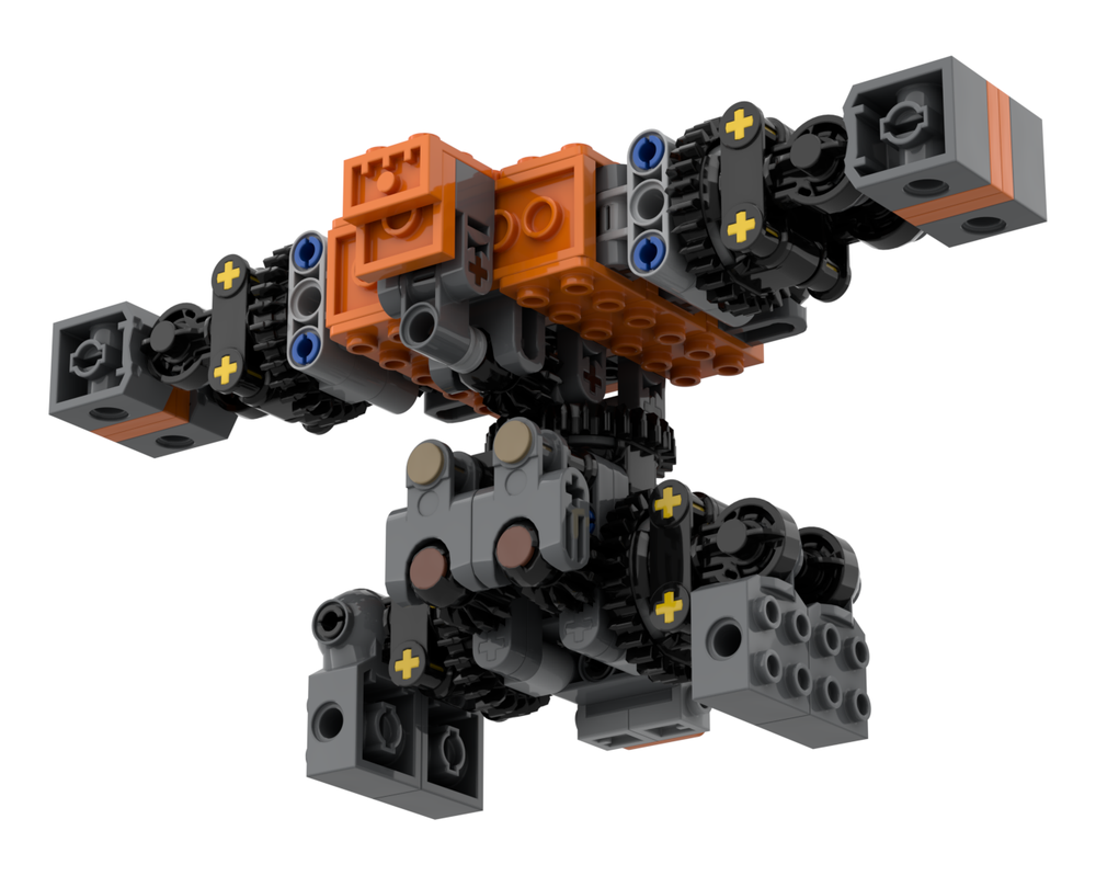 LEGO MOC Turntable Mech Torso Concept by SparrowLegs | Rebrickable ...