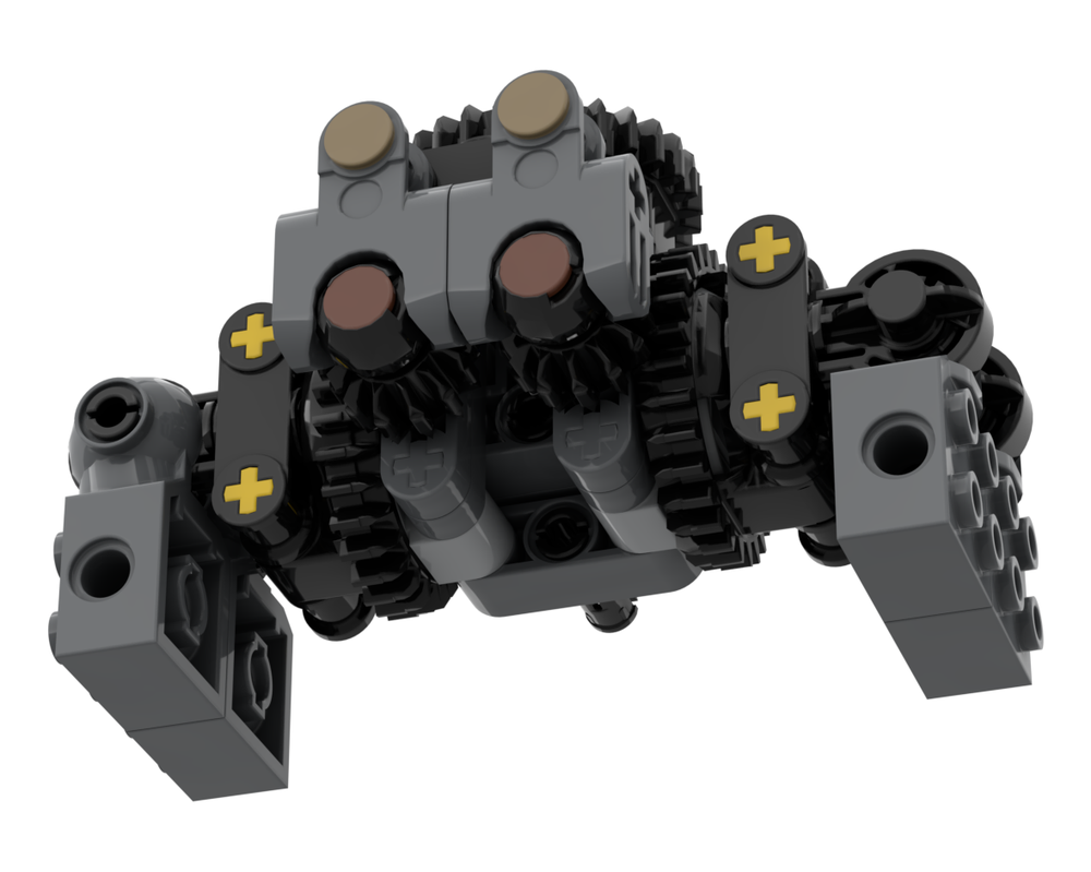 LEGO MOC Turntable Mech Torso Concept by SparrowLegs | Rebrickable ...
