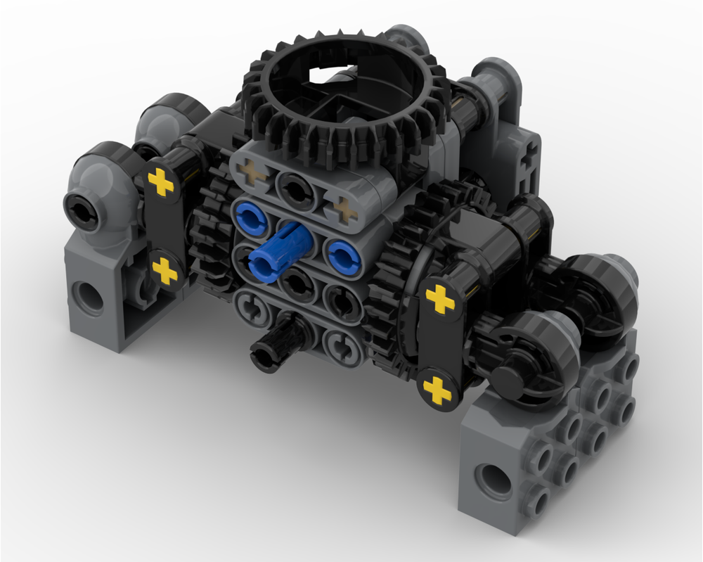 LEGO MOC Turntable Mech Torso Concept by SparrowLegs | Rebrickable ...