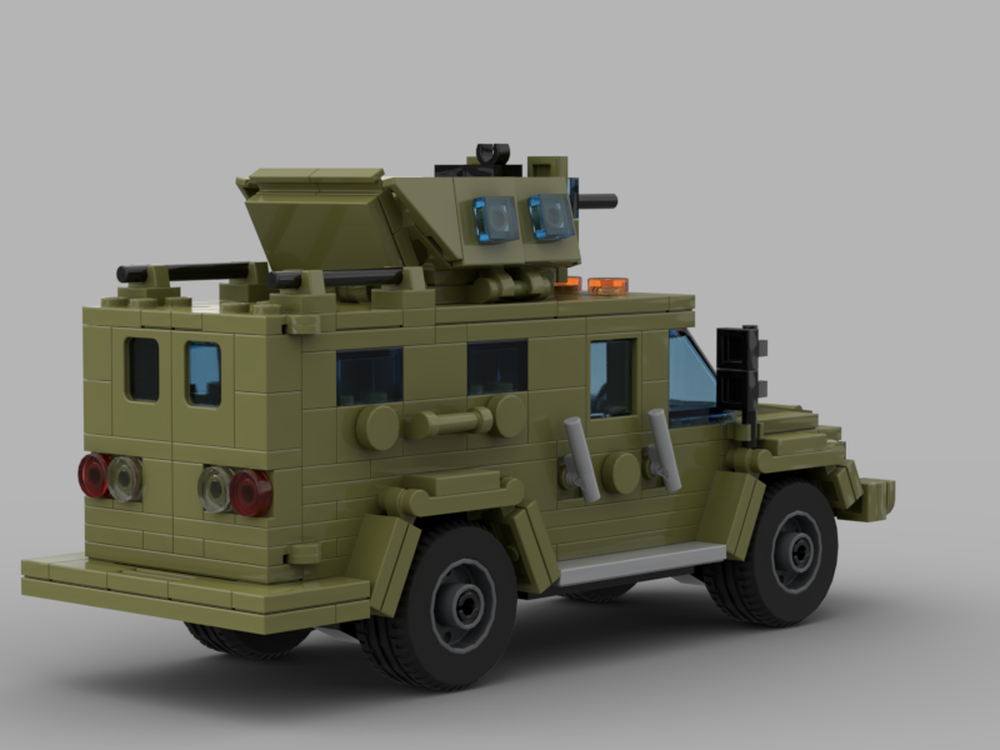 LEGO MOC Lenco BearCat Army truck by Иван Копьев | Rebrickable - Build ...