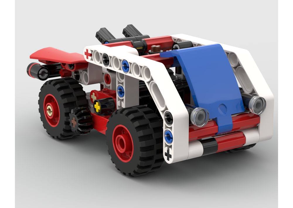 LEGO MOC-219746 Dump Truck with Engine by Raptor9889 | Rebrickable ...