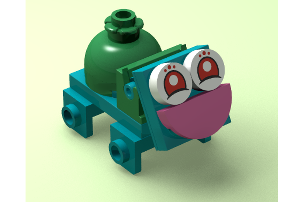 LEGO MOC Mini Bulbasaur by ClayBirdBricks | Rebrickable - Build with LEGO