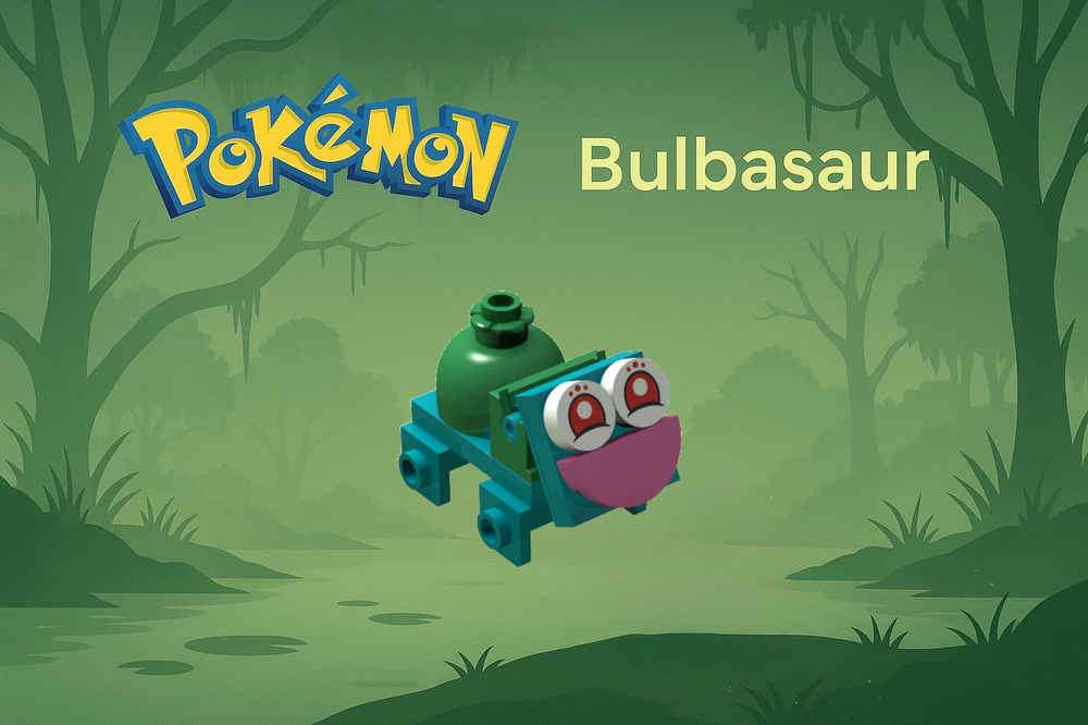 LEGO MOC Mini Bulbasaur by ClayBirdBricks | Rebrickable - Build with LEGO