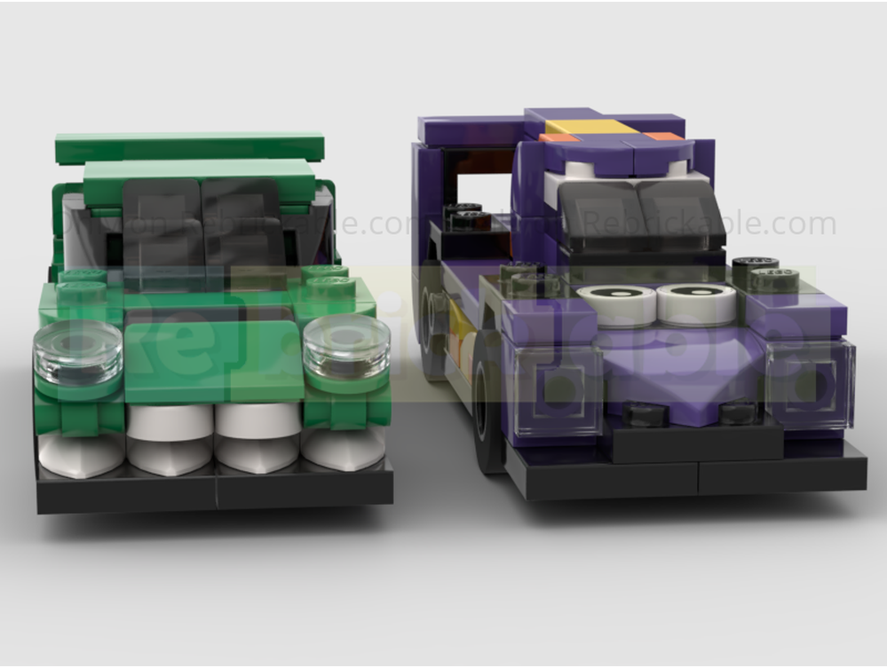 LEGO MOC Rexy Porsche 911 & Spike The Dragon LMP2 Racing Cars - Half ...