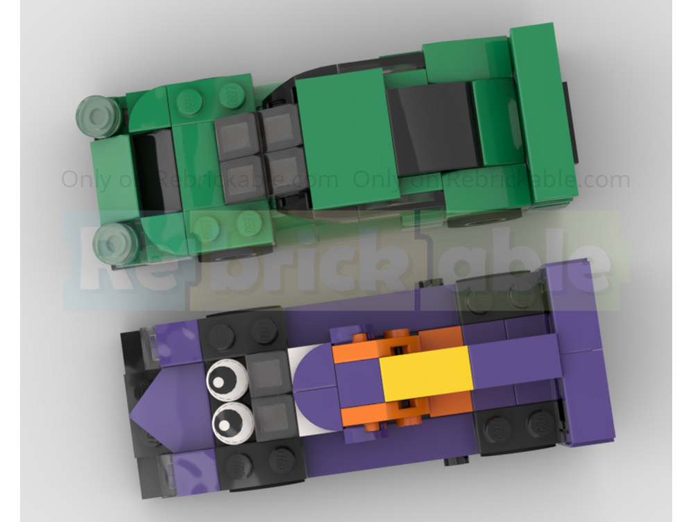 LEGO MOC Rexy Porsche 911 & Spike The Dragon LMP2 Racing Cars - Half ...