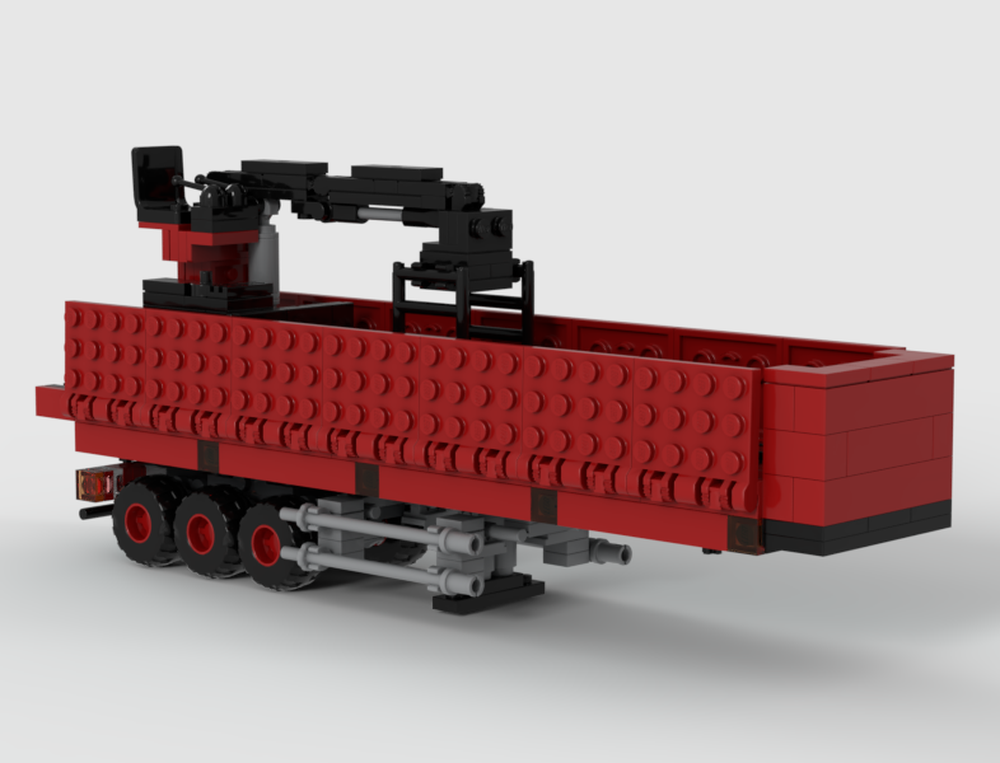 LEGO MOC stone transport trailer by Toothpick-NL | Rebrickable - Build ...